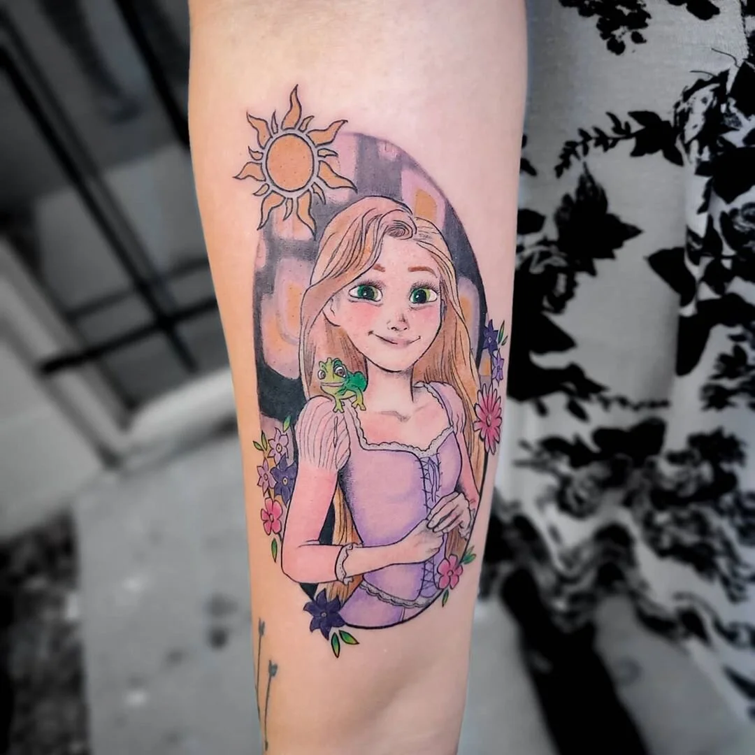 Disney Tangled Tattoo