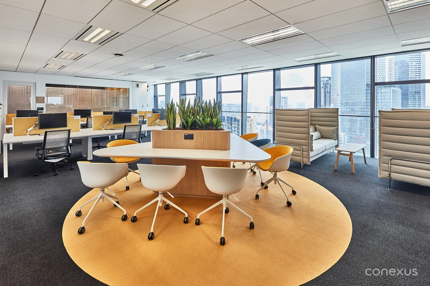 赛诺菲新加坡办公室 | 设计与建造 | ⚫⚪Conexus工作室