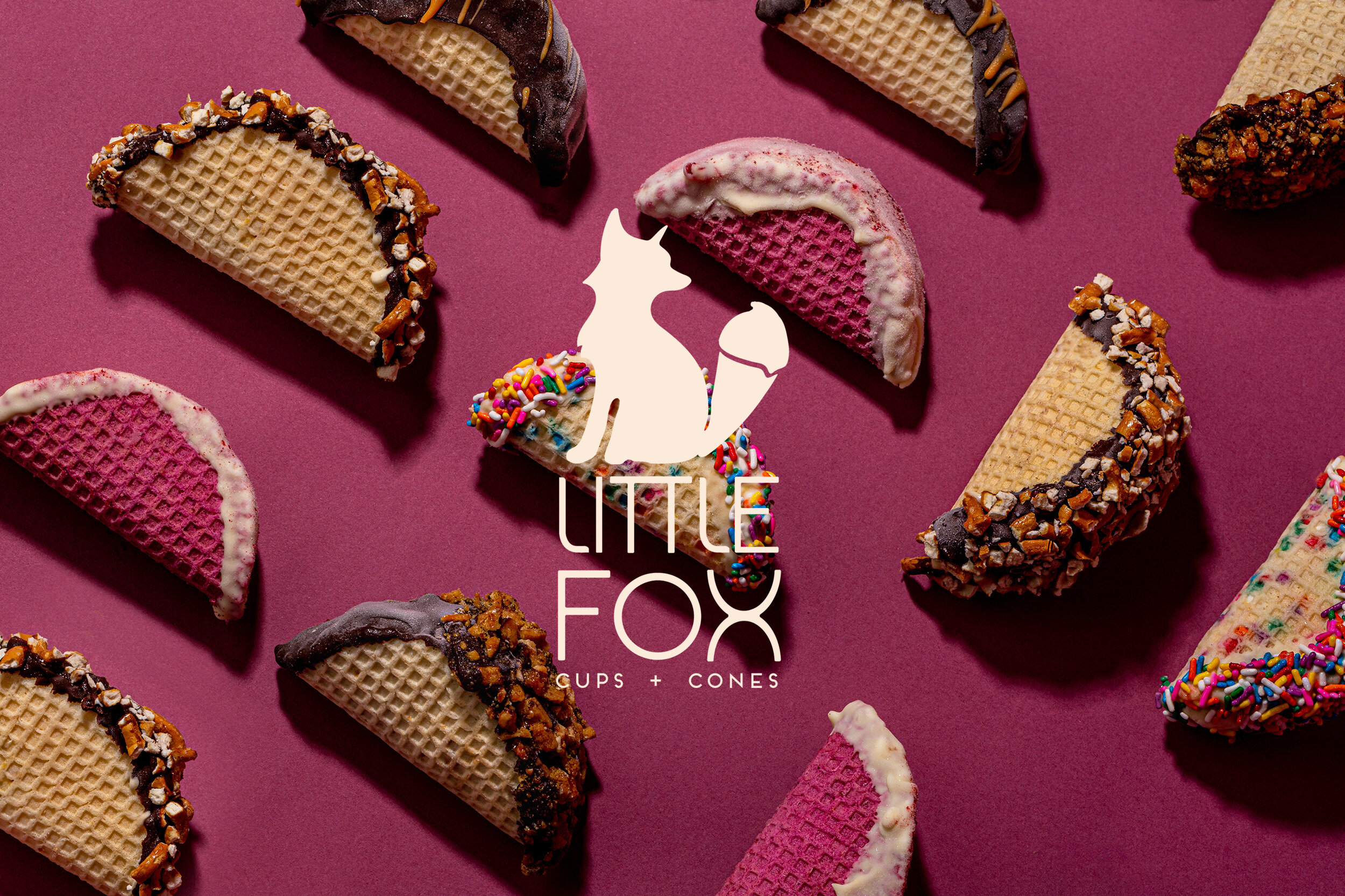 LITTLE FOX CUPS + CONES