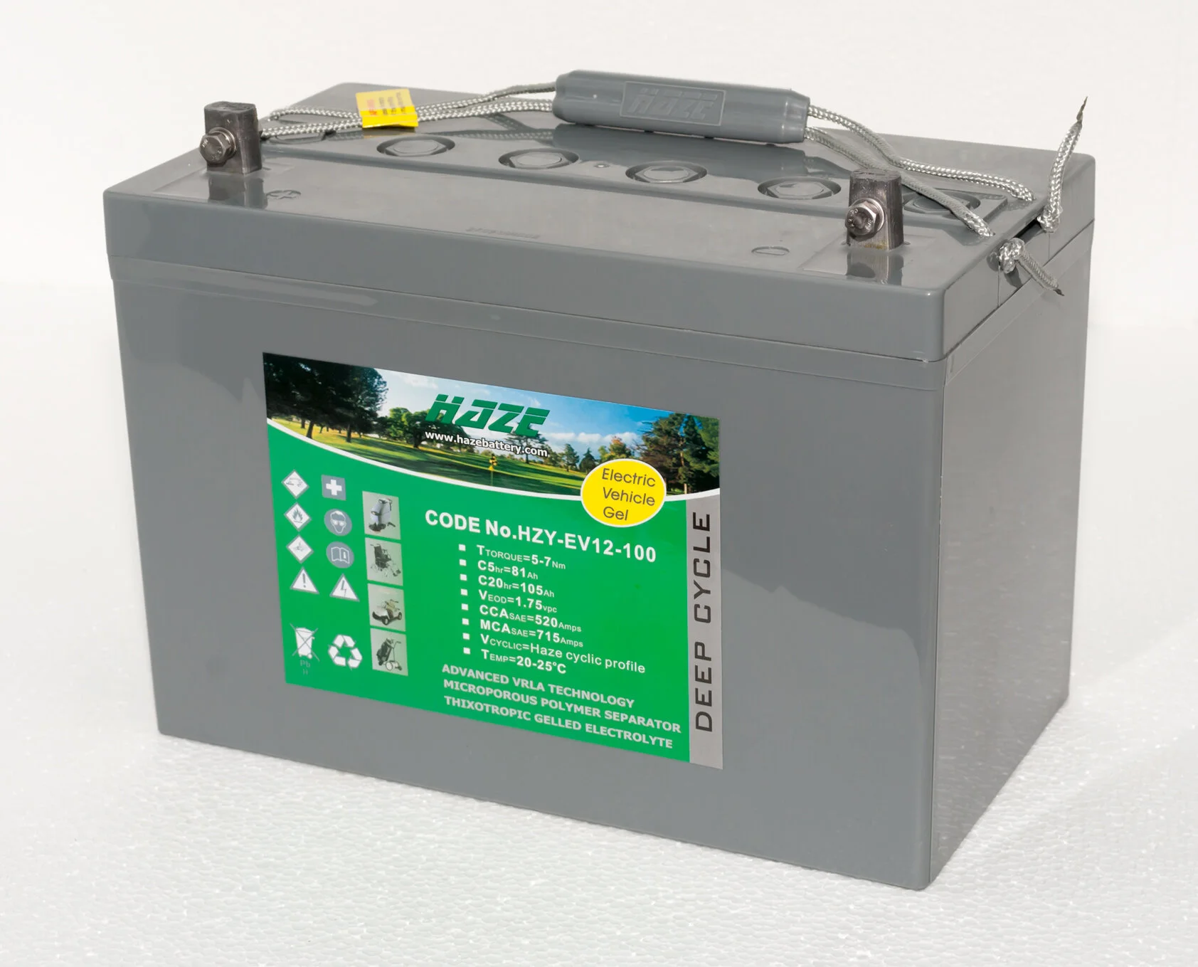 HZY-EV12-18 Haze Gel Battery - Mobility Battery Zing Batteries