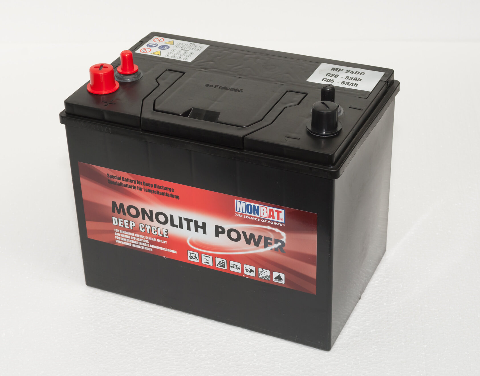 Monbat Leisure Battery XLM110LB AGM NCC Class A Zing Batteries