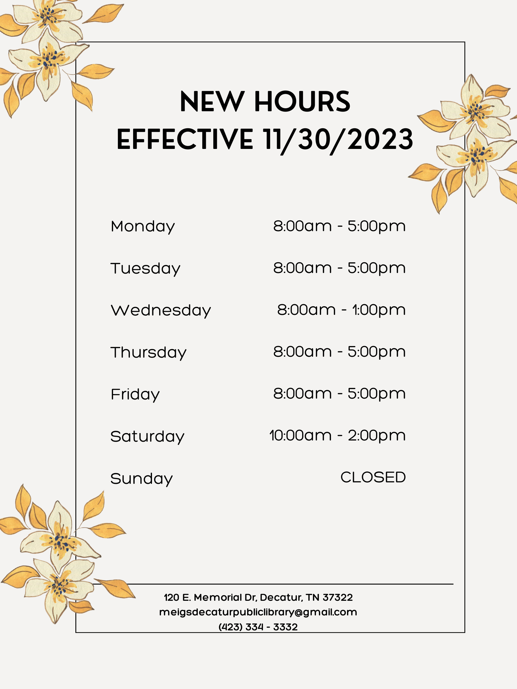 Meigs Decatur Public Library