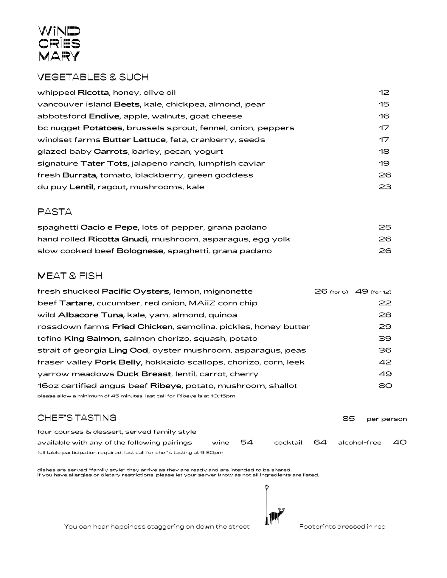 Food — Wind Cries Mary