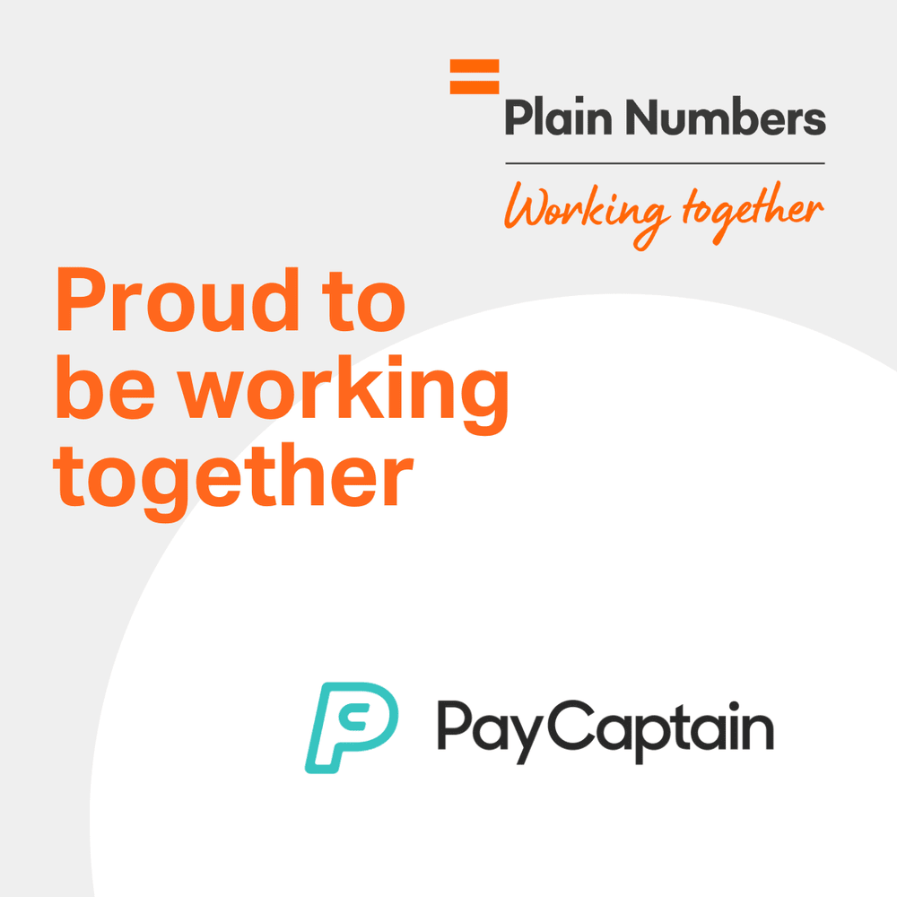 PayCaptain is the first payroll provider to become a Plain Numbers Partner — Plain Numbers