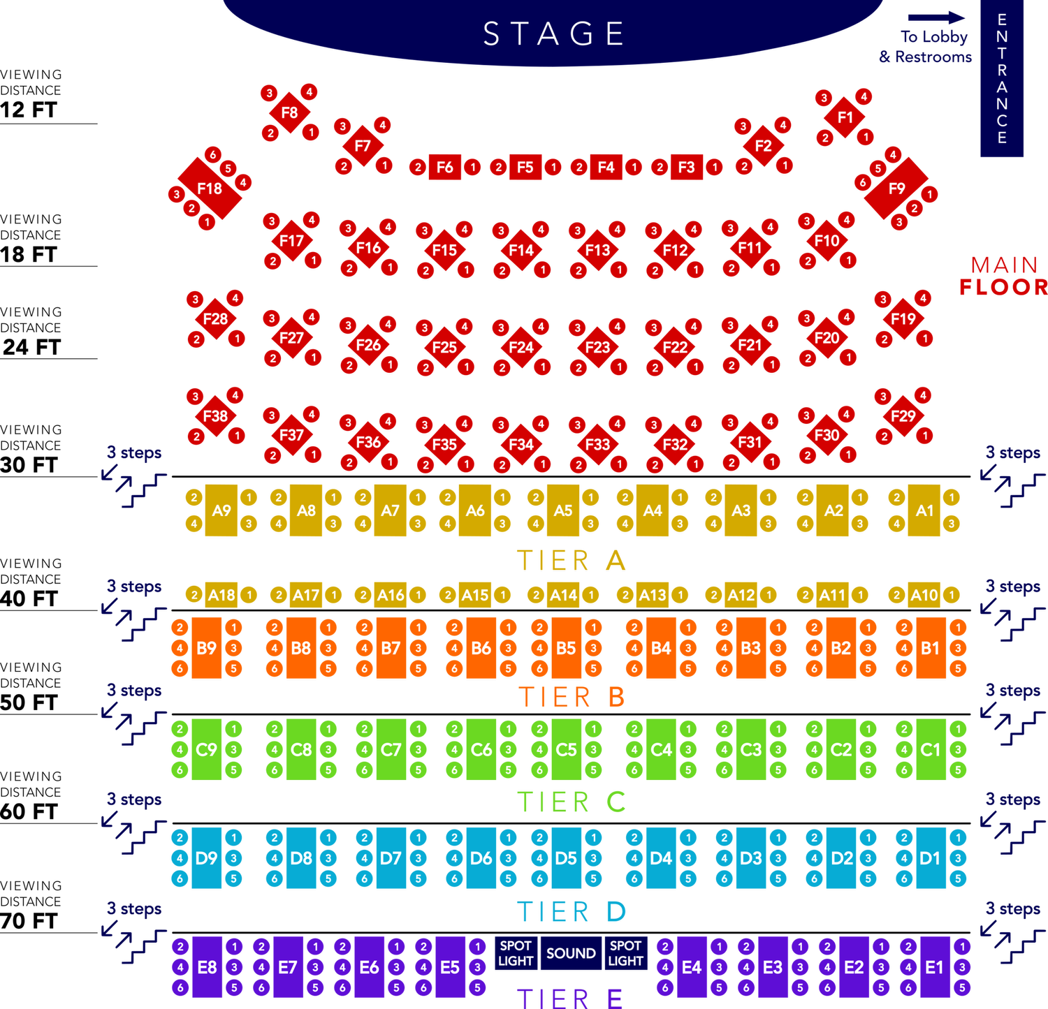 Seating Chart — Riverside Center for the Performing Arts