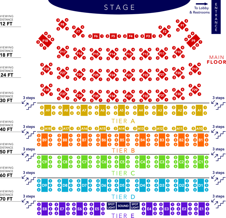 Seating Chart — Riverside Center for the Performing Arts