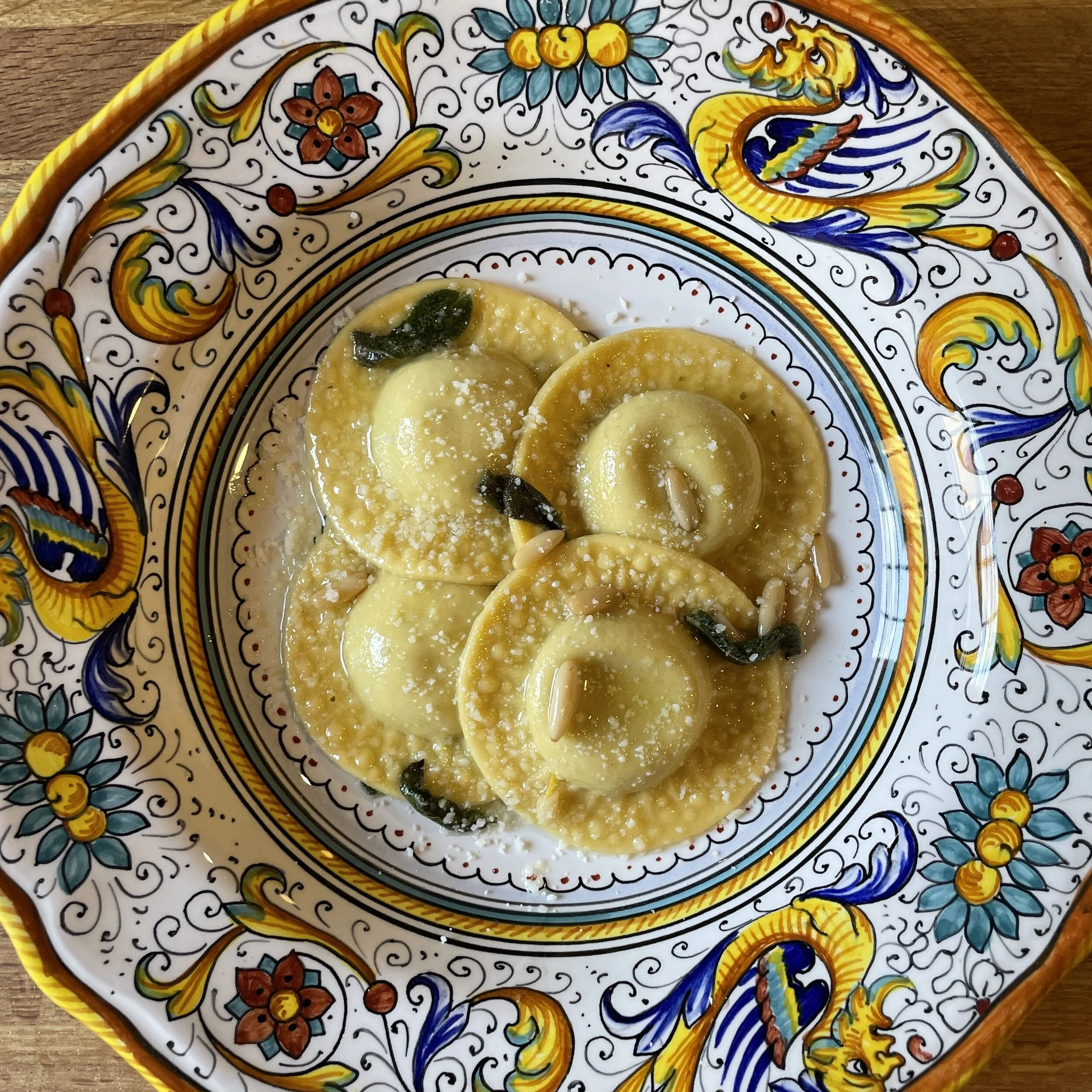 Artichoke Ricotta Ravioli — Nina's Pasta Project