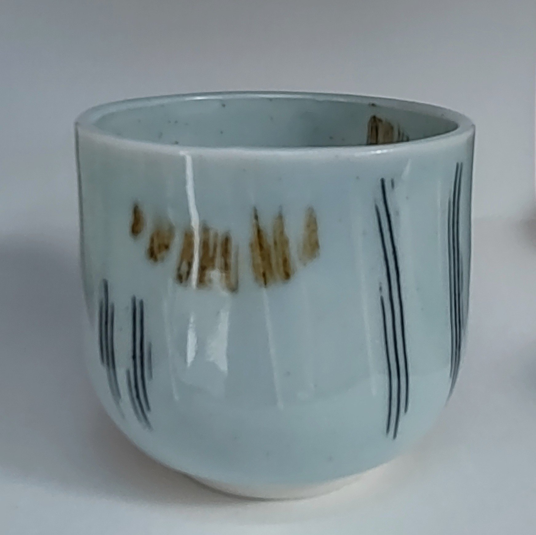 Porcelain Tea Cup - ice blue — MONIKA VITEK CERAMICS