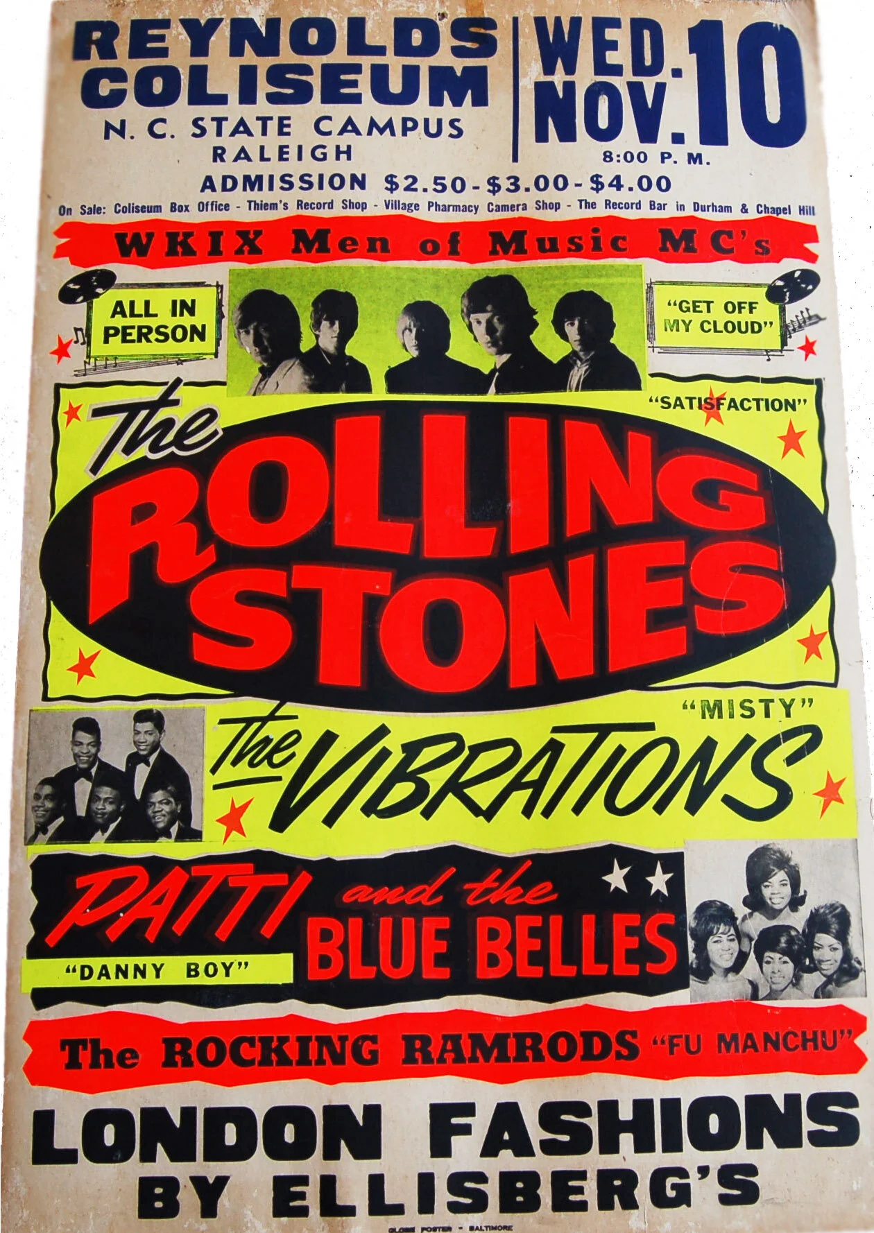 The Rolling Stones Concert Poster