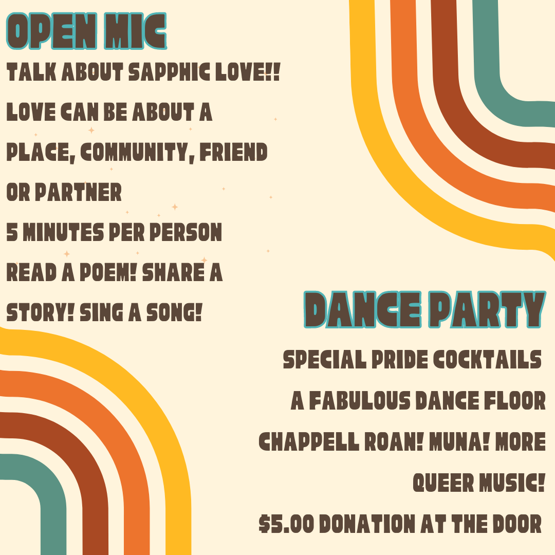 Sapphic Sips - Open Mic & Dance Party — Remnant Brewing