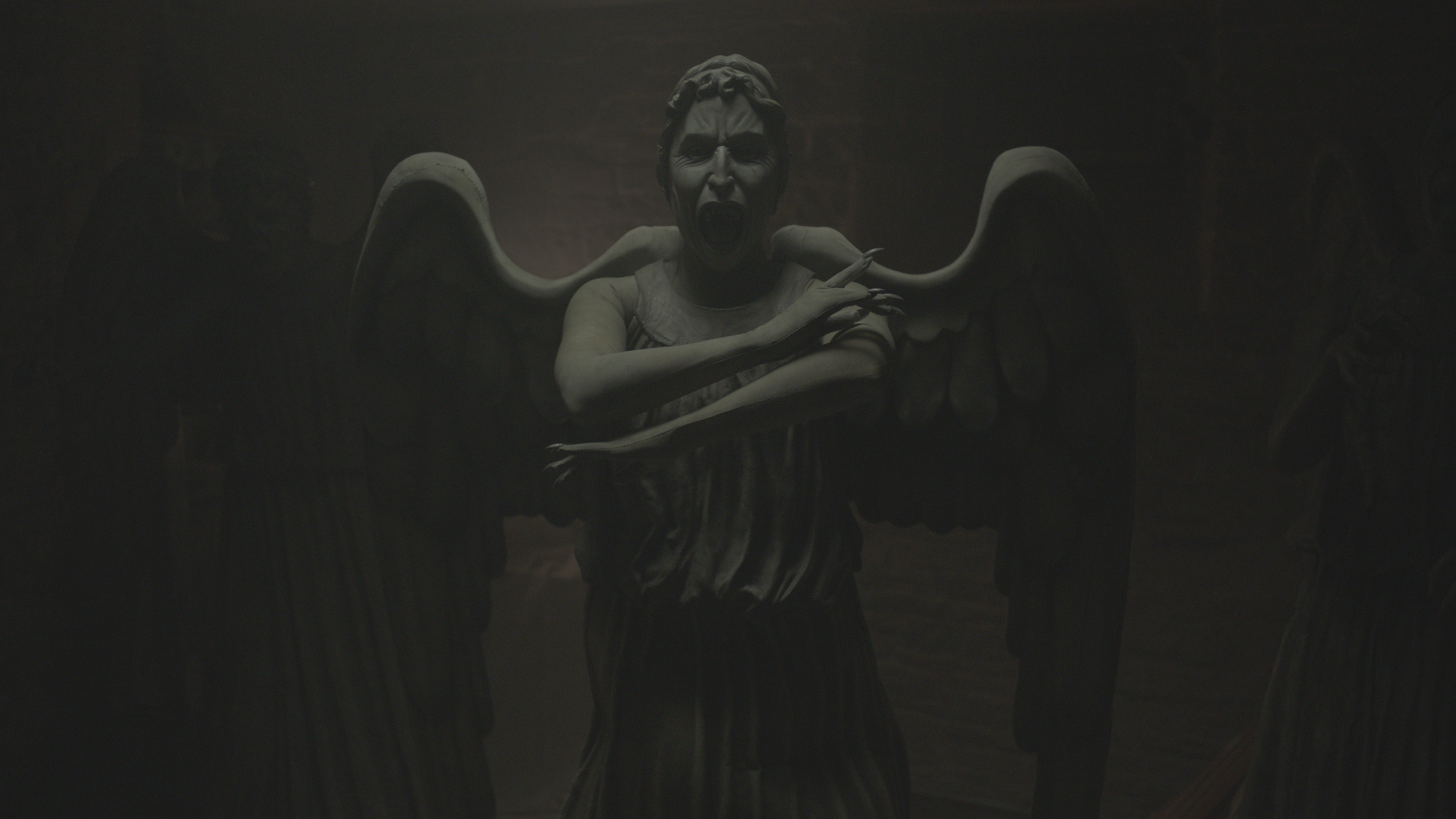 Doctor Who Weeping Angels Moving Wallpaper