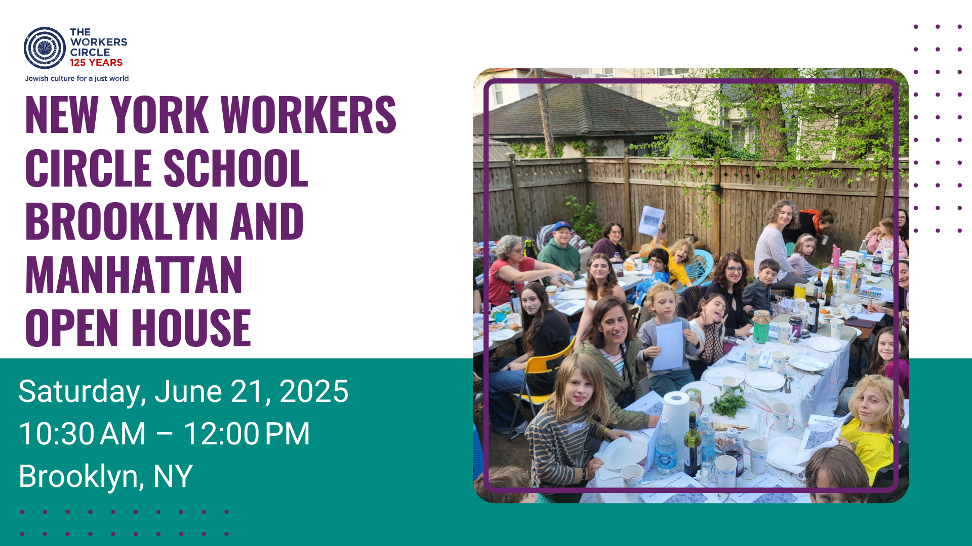 New York Workers Circle School Open House (Manhattan and Brooklyn ...
