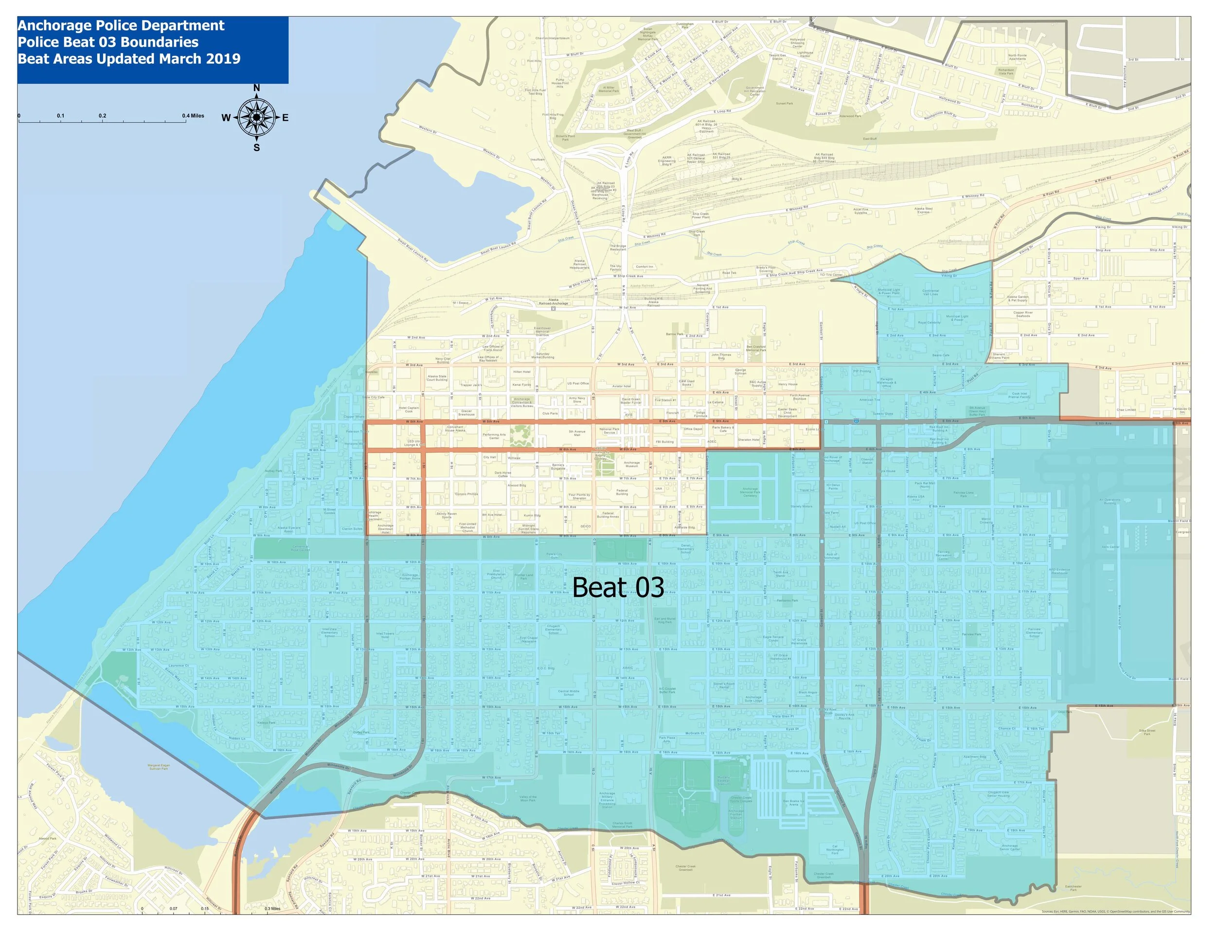 Patrol Beats — Anchorage Police Department