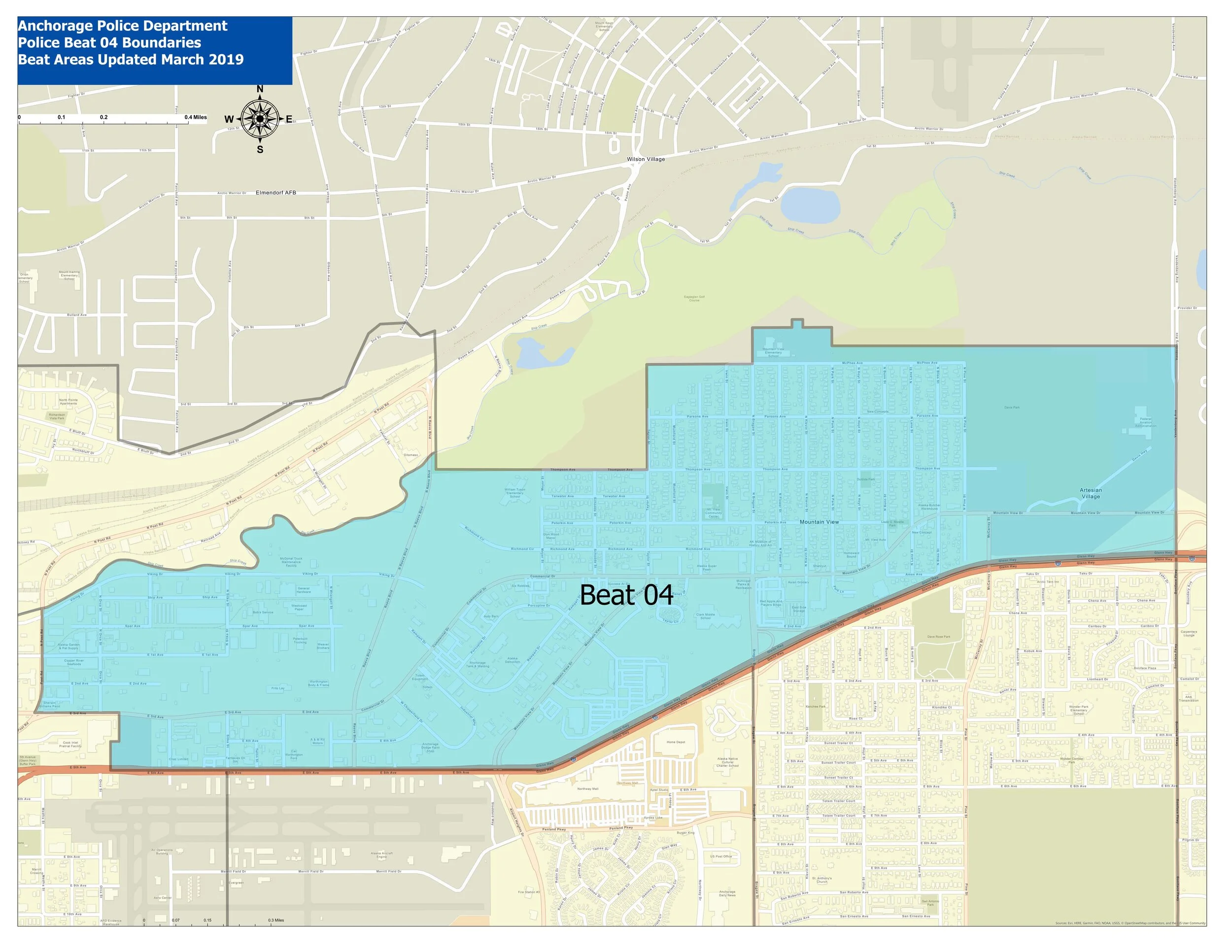Patrol Beats — Anchorage Police Department