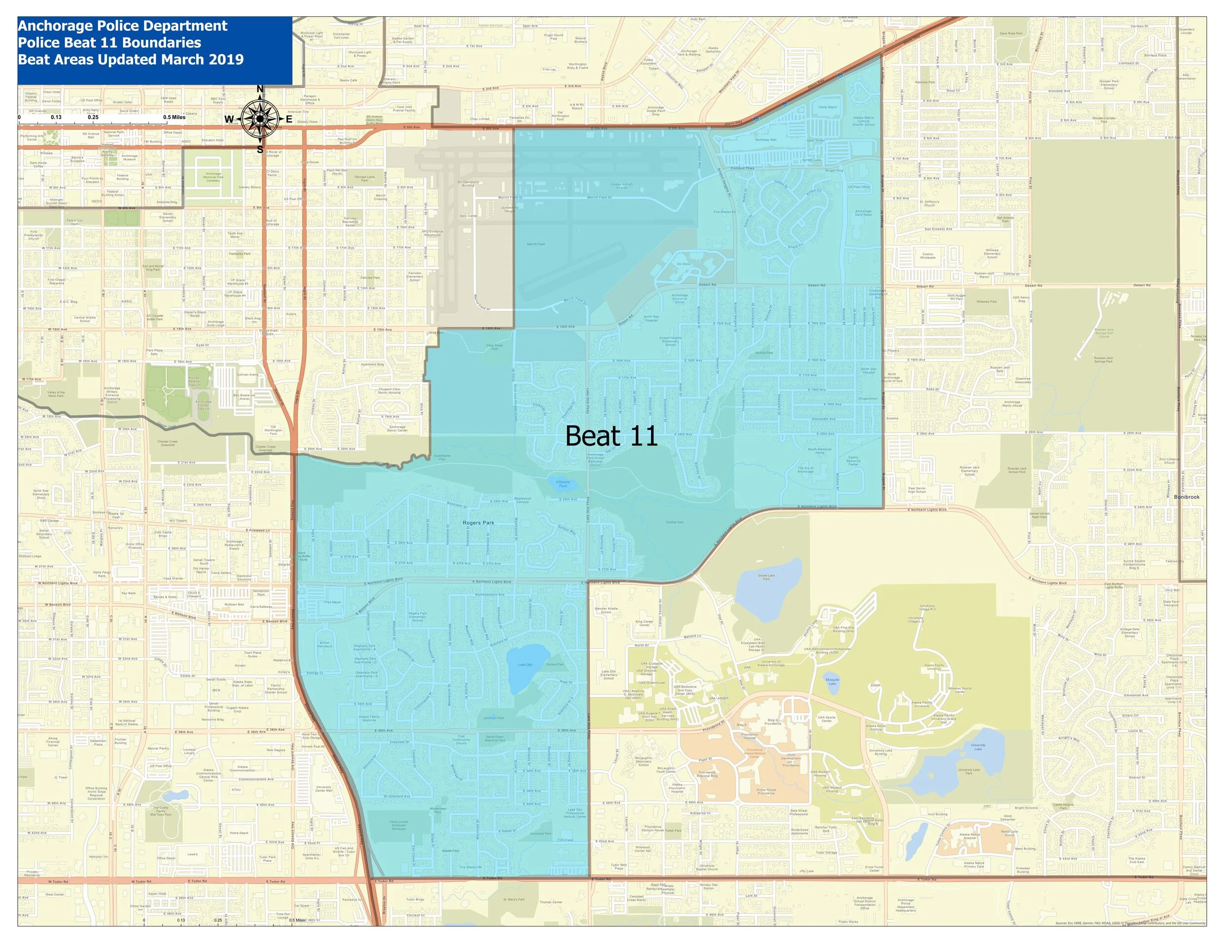 Patrol Beats — Anchorage Police Department