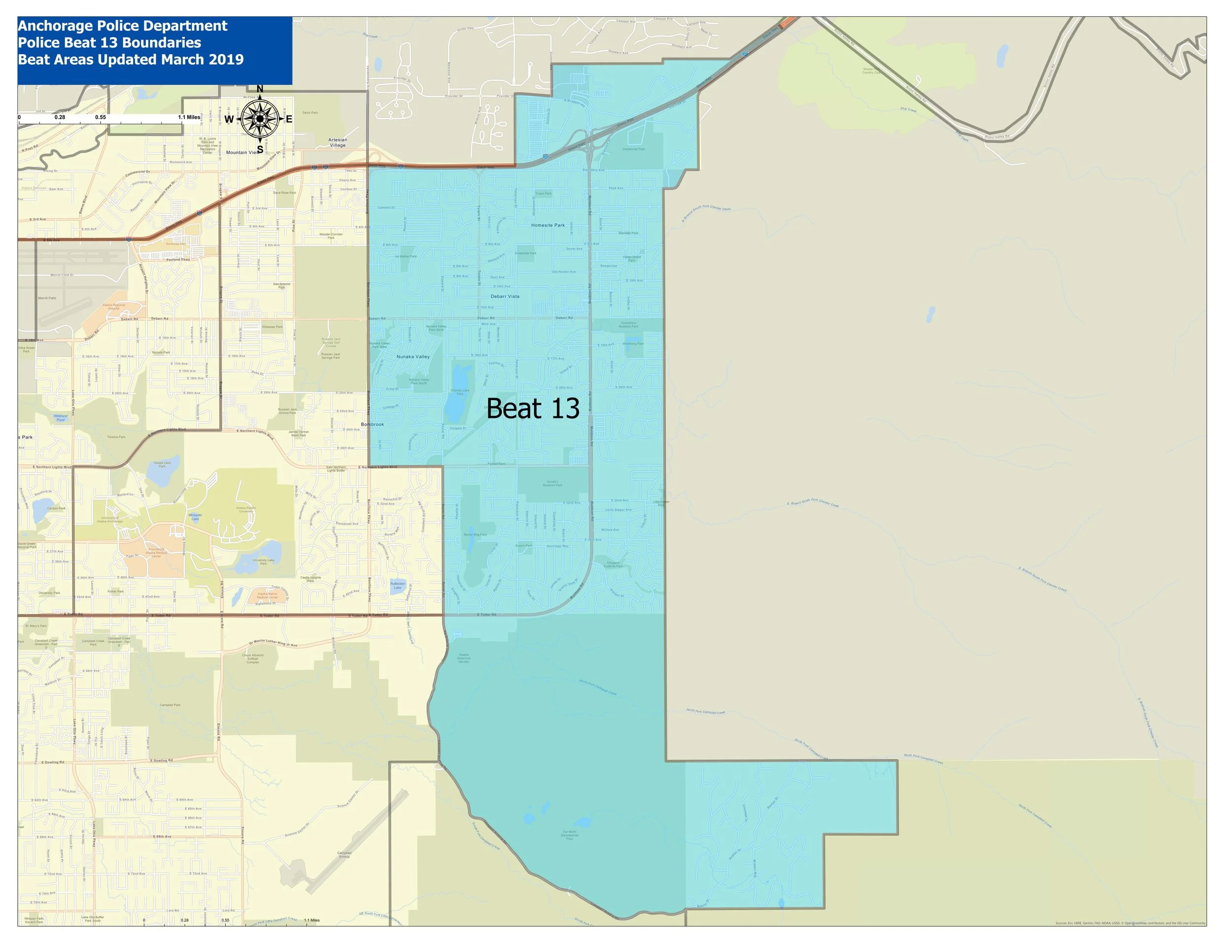 Patrol Beats — Anchorage Police Department