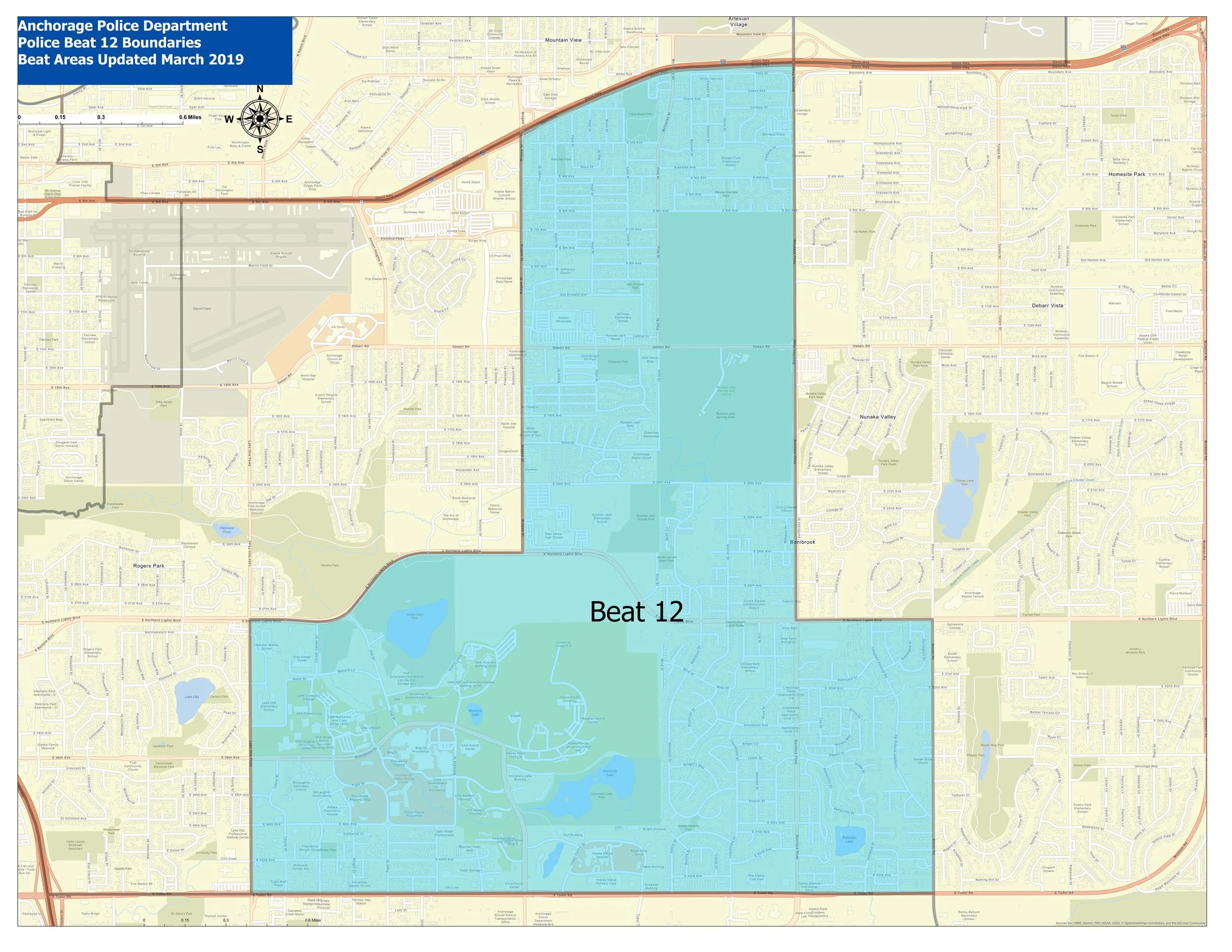 Patrol Beats — Anchorage Police Department