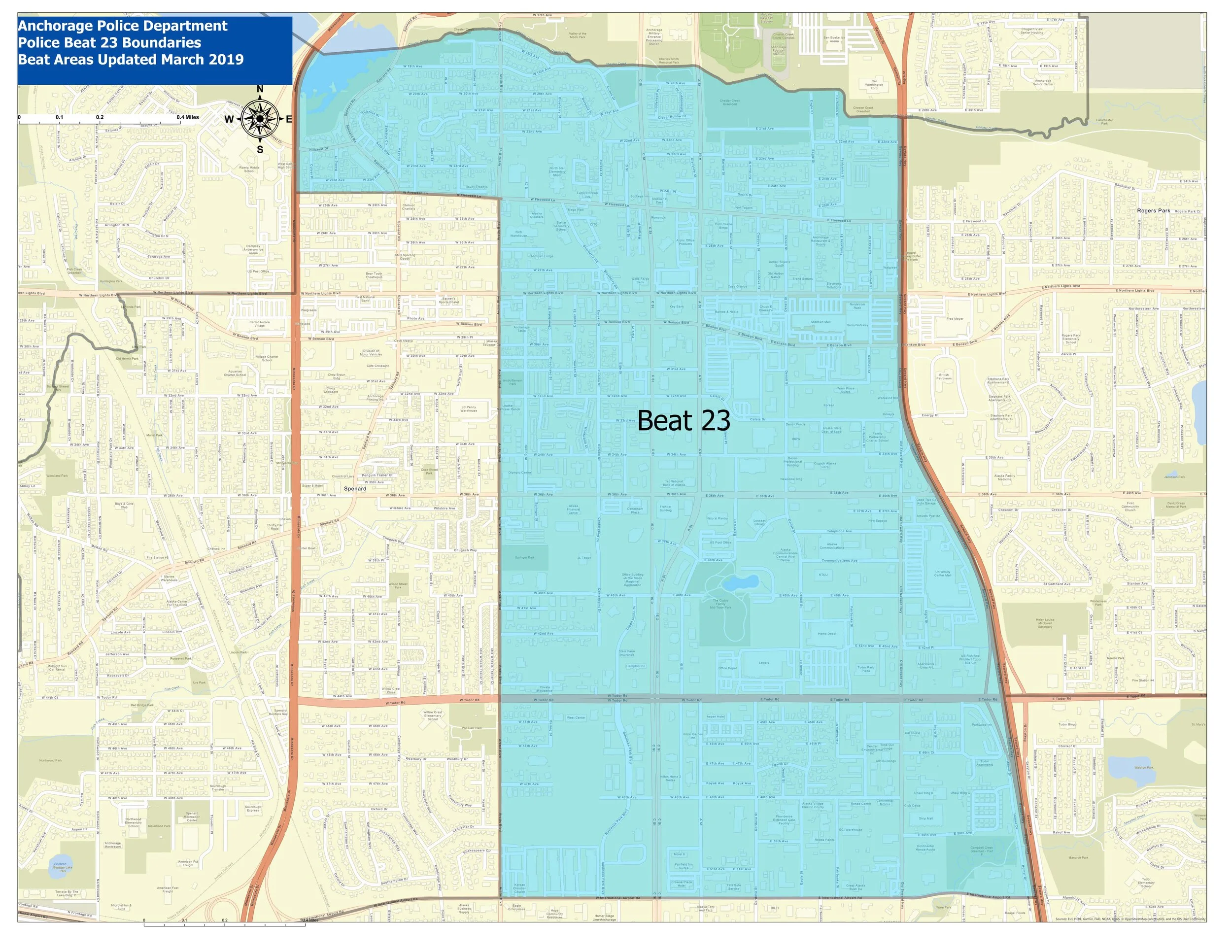 Patrol Beats — Anchorage Police Department