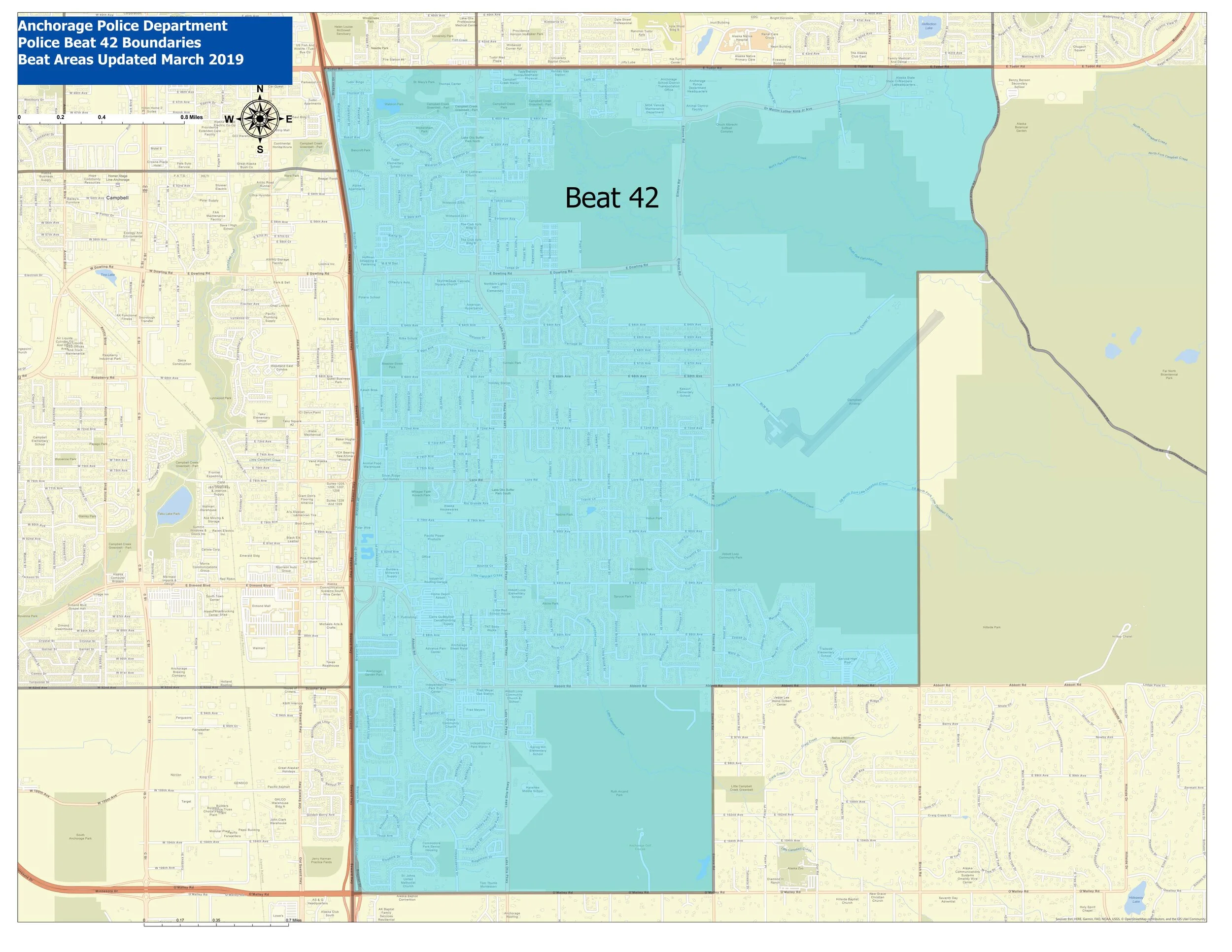 Patrol Beats — Anchorage Police Department