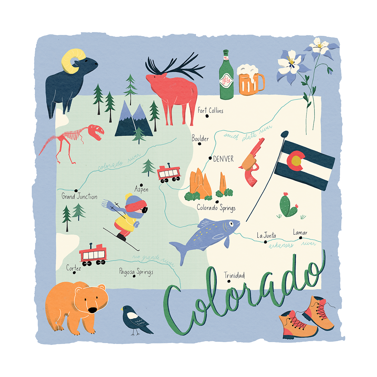 Art & Collectibles Colorado Print Prints etna.com.pe