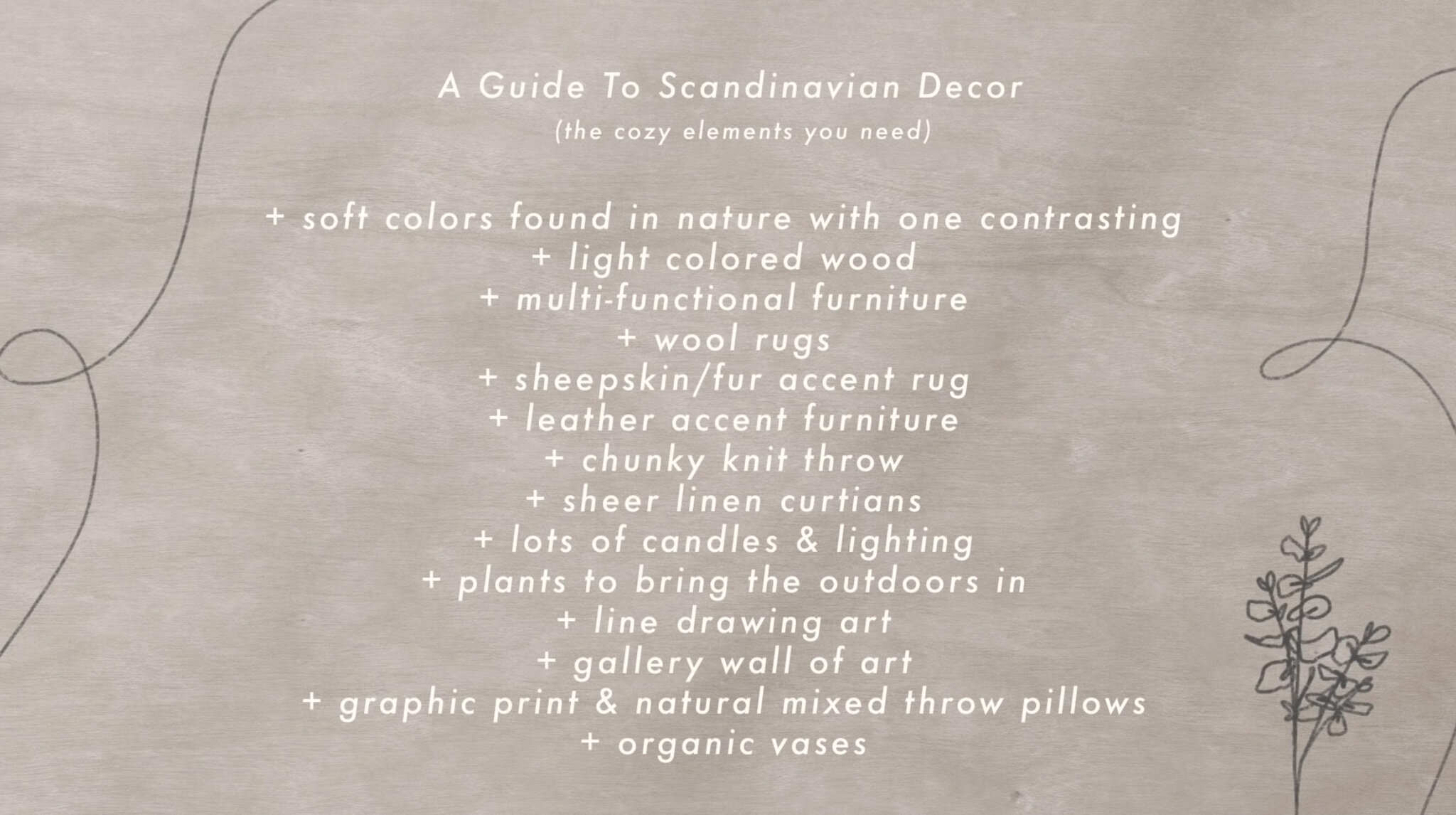 A Guide To Scandinavian Decor — XO, MaCenna