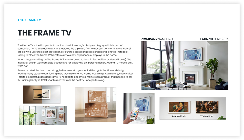 Samsung Frame TV — Mark Damico