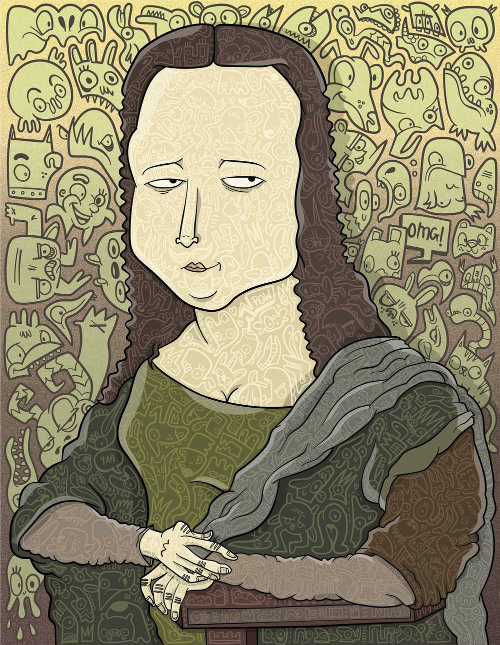 Mona Lisa Drawing