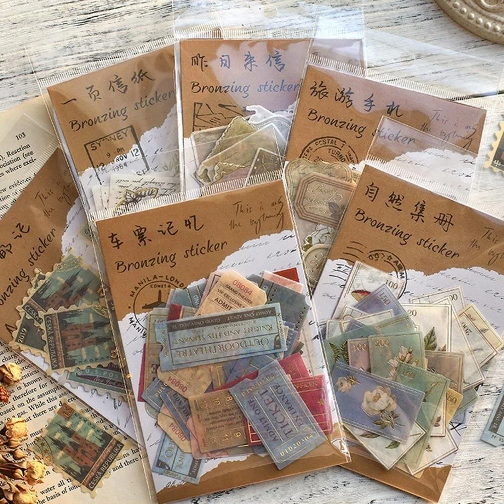 Retro Scrabble English Alphabet Stickers — The Rose Paperie