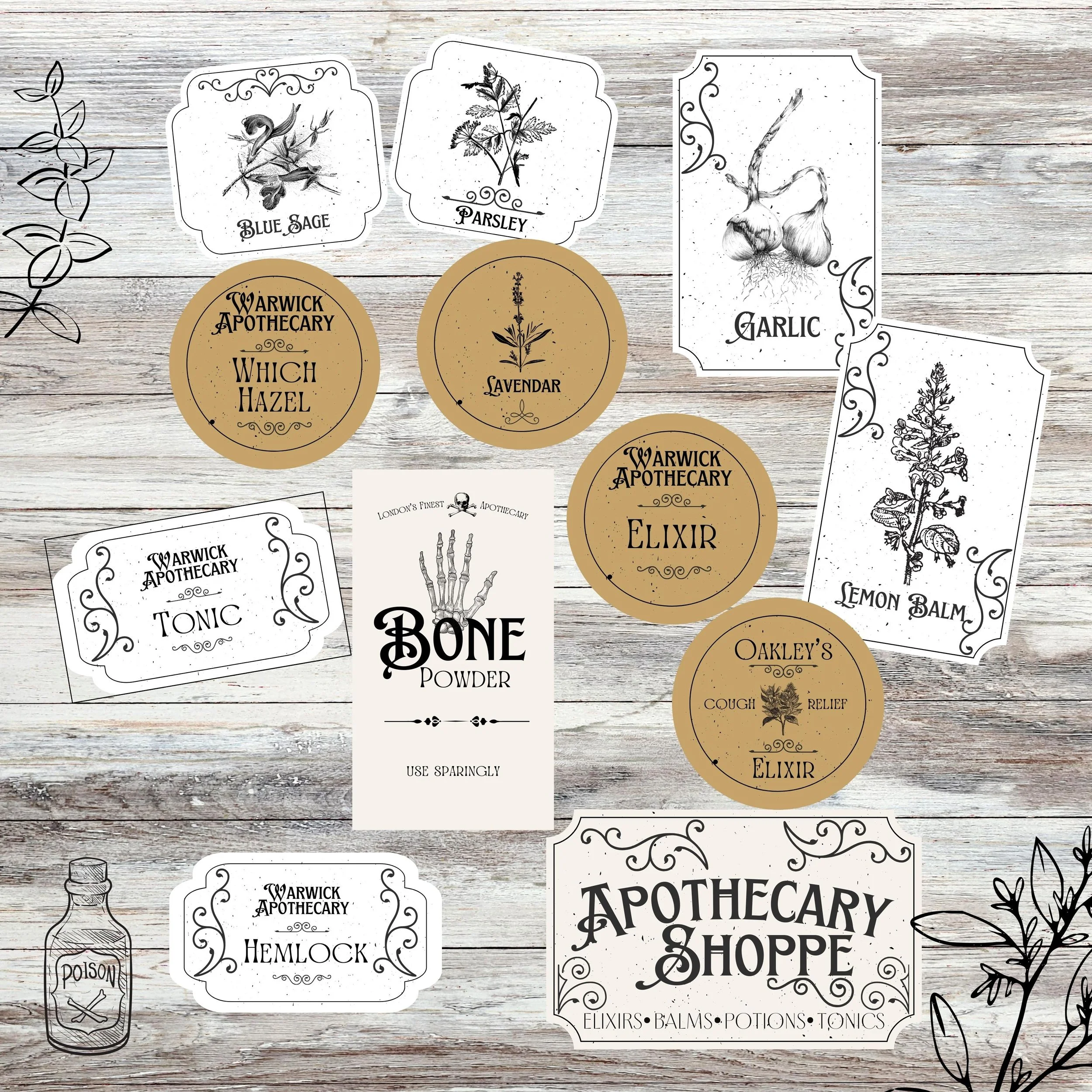 Retro Scrabble English Alphabet Stickers — The Rose Paperie