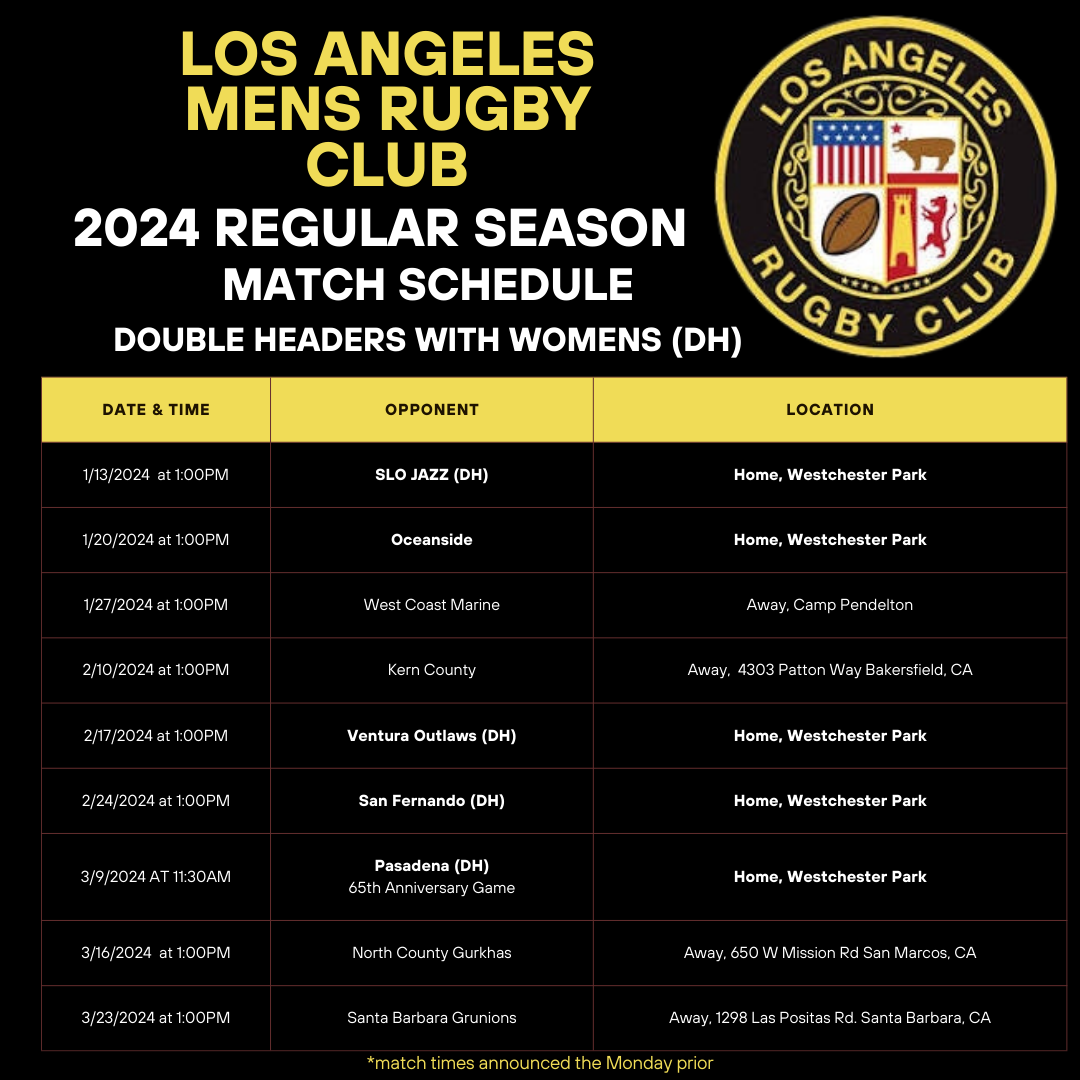 Men's Rugby — Los Angeles Rugby Club