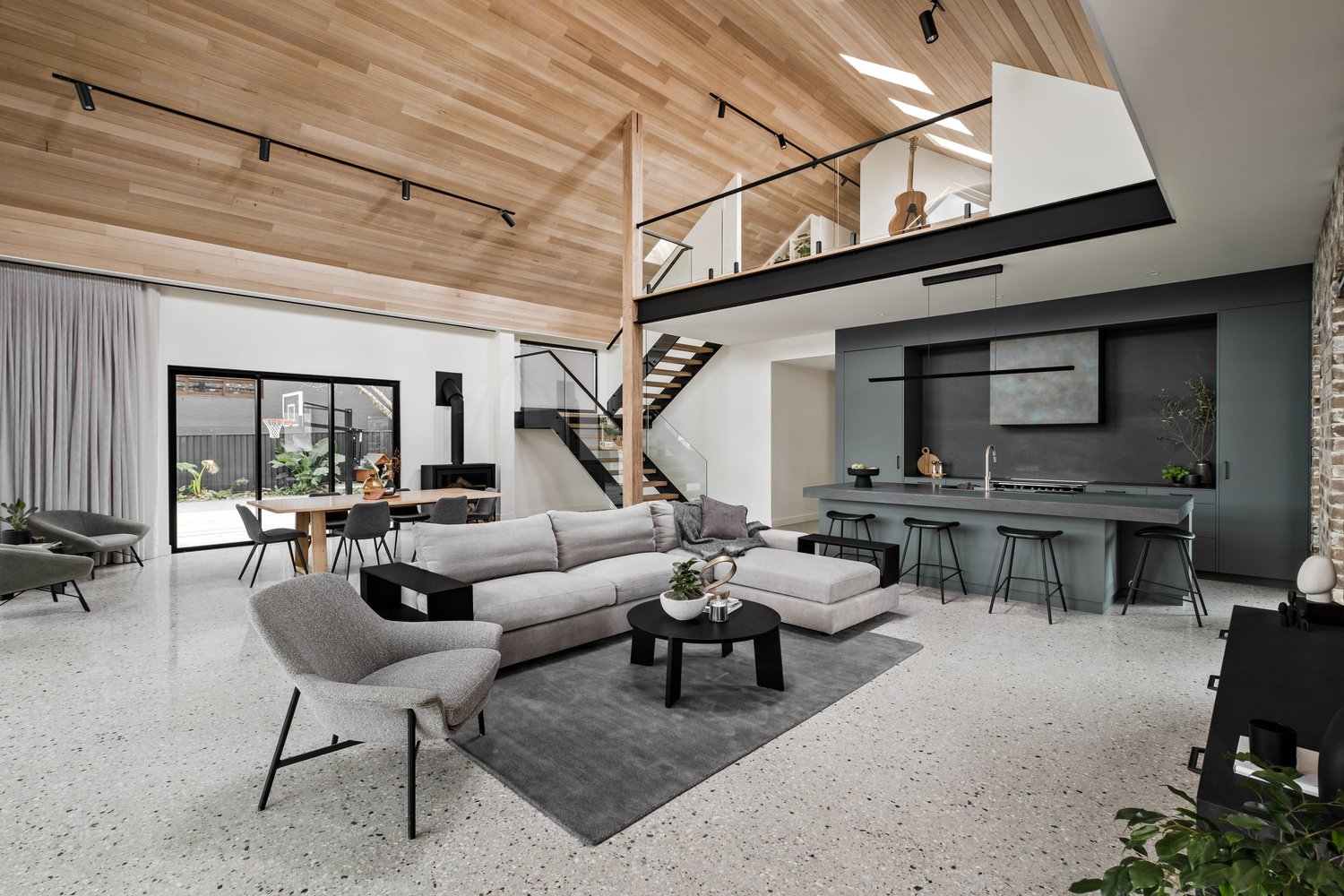 Contemporary A-frame style living — Concepts By Gavin Hepper