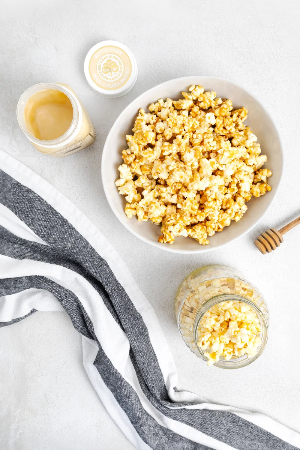 Organic Pōhutukawa Honey Popcorn — Woodland's Honey | Certified Organic ...