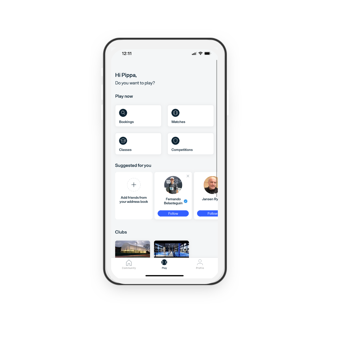 Book Courts — The Padel Club