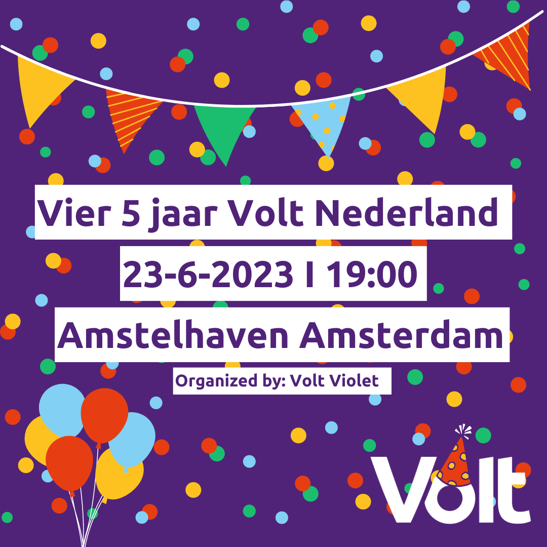 Agenda • Volt Nederland