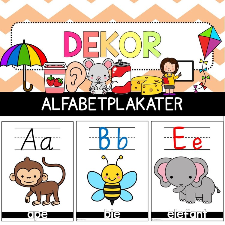 Bokstavplakater — LaererVeronica