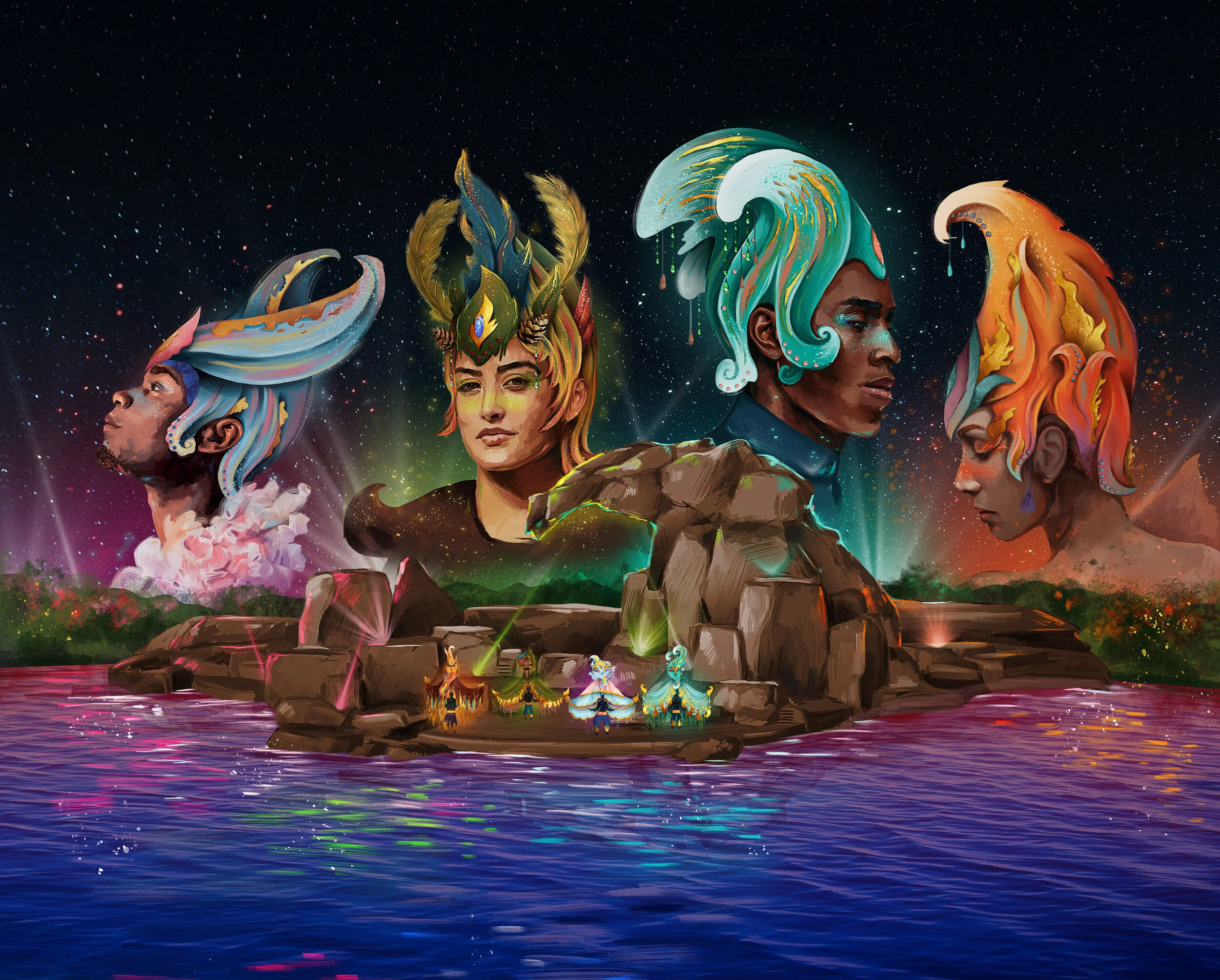 Alchemy of Earth-A Nighttime Spectacular