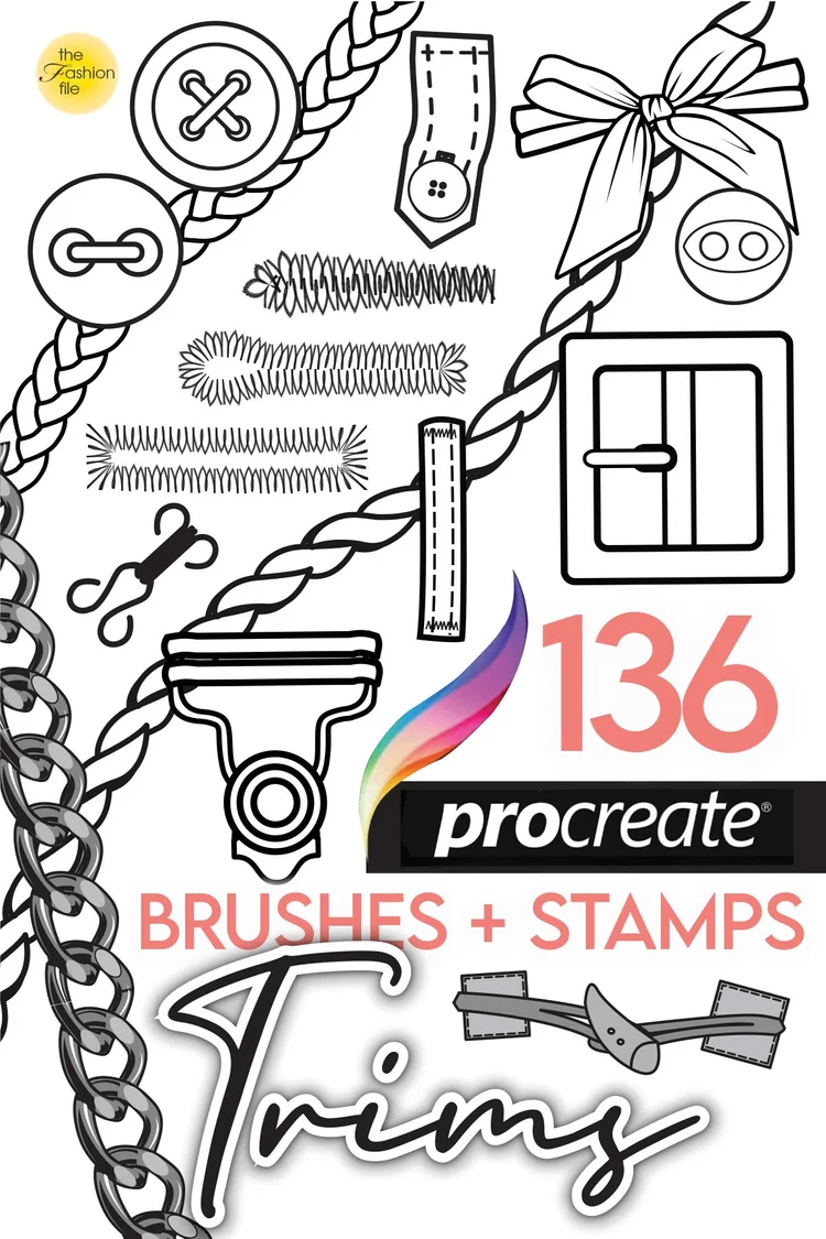 Procreate Zipper Brushes — The Fashion File