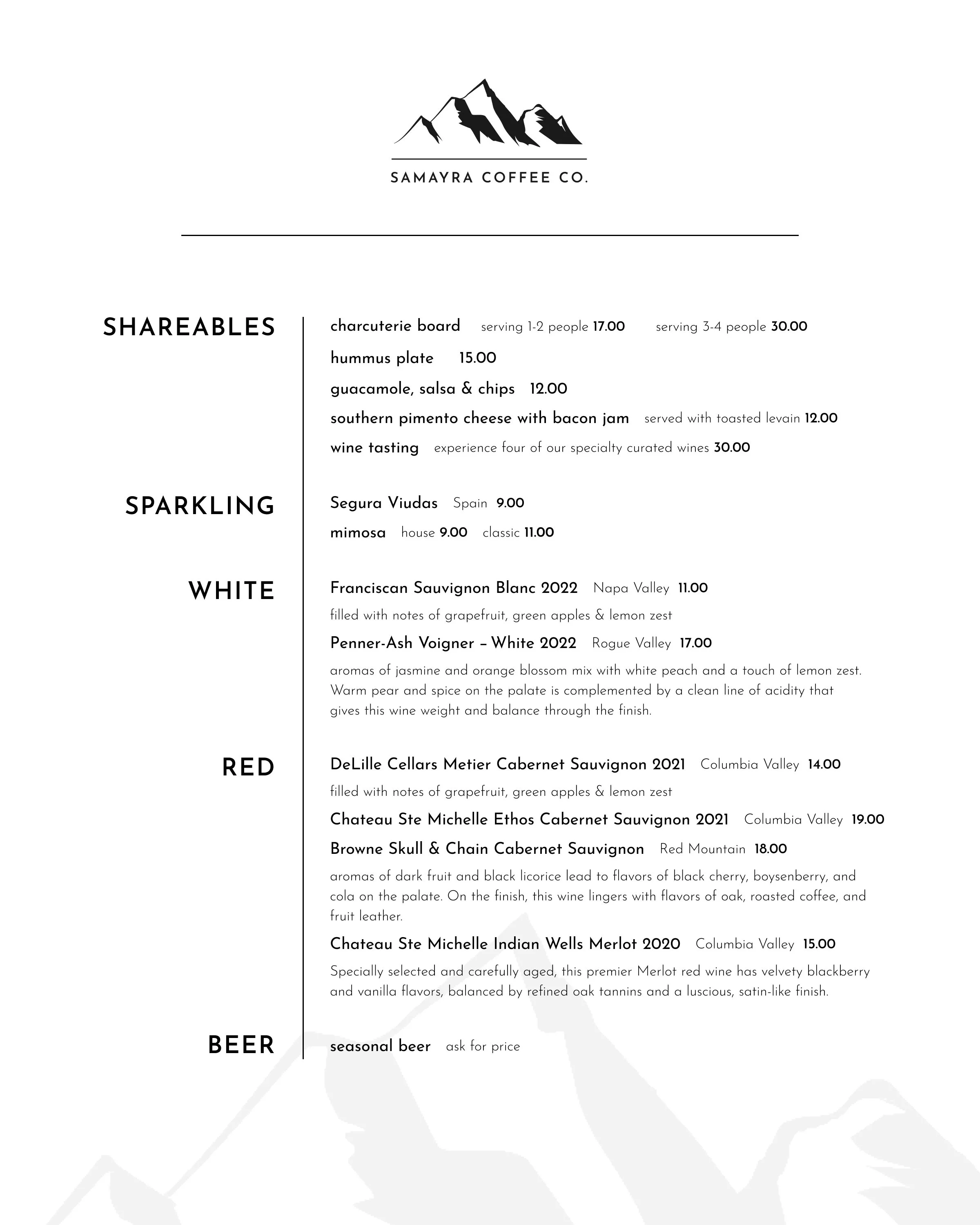 Samayra Nights- Live Music — Samayra Coffee Co.