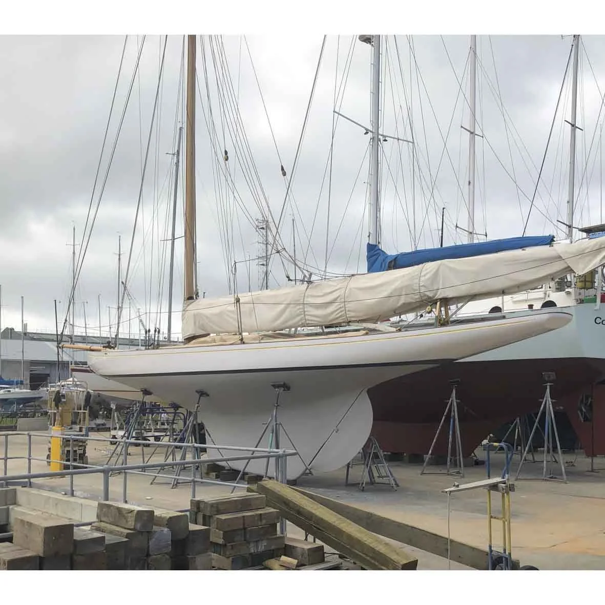 Joe White Continues his Work — Southern Woodenboat Sailing