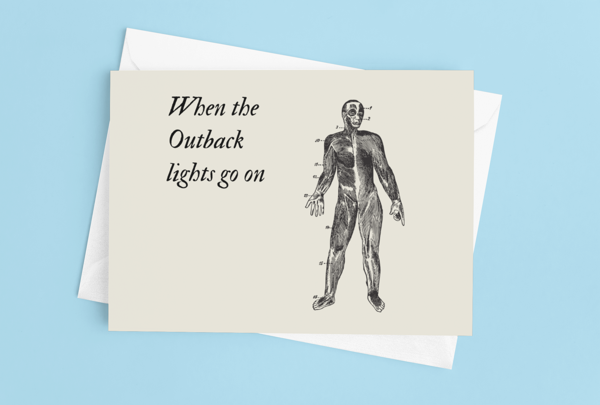 You are my favourite Manx knob | Greetings Card — Manx Nostalgia