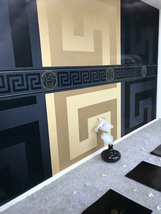 Greek Key Border Gold