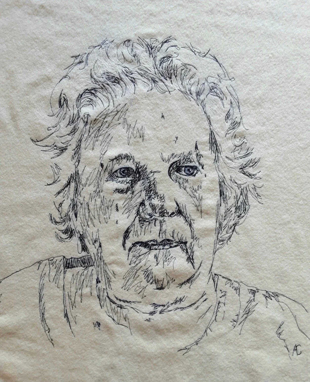 Monochrome portraits — Andrea Cryer - Textile Artist