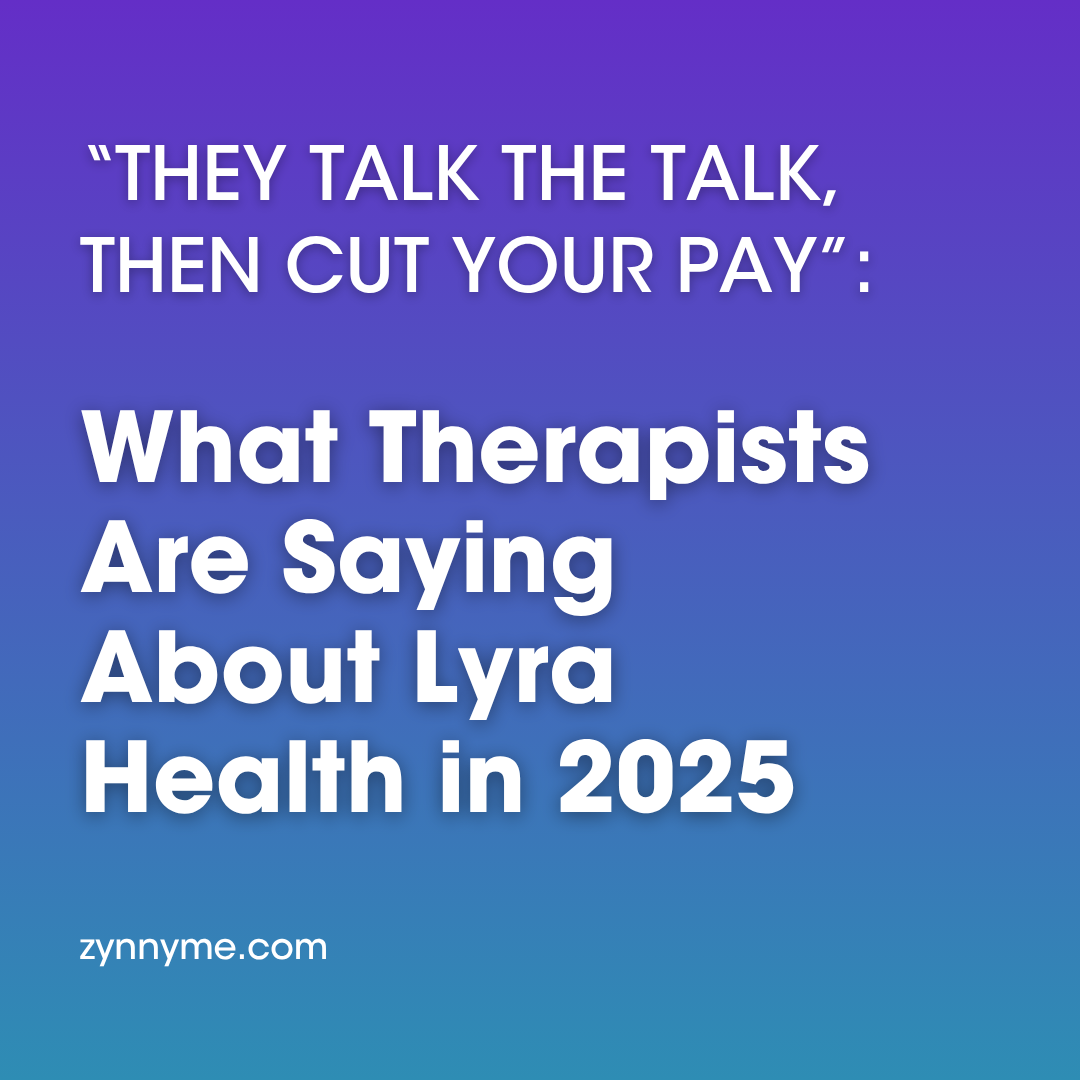 “They Talk the Talk, Then Cut Your Pay”: What Therapists Are Saying ...