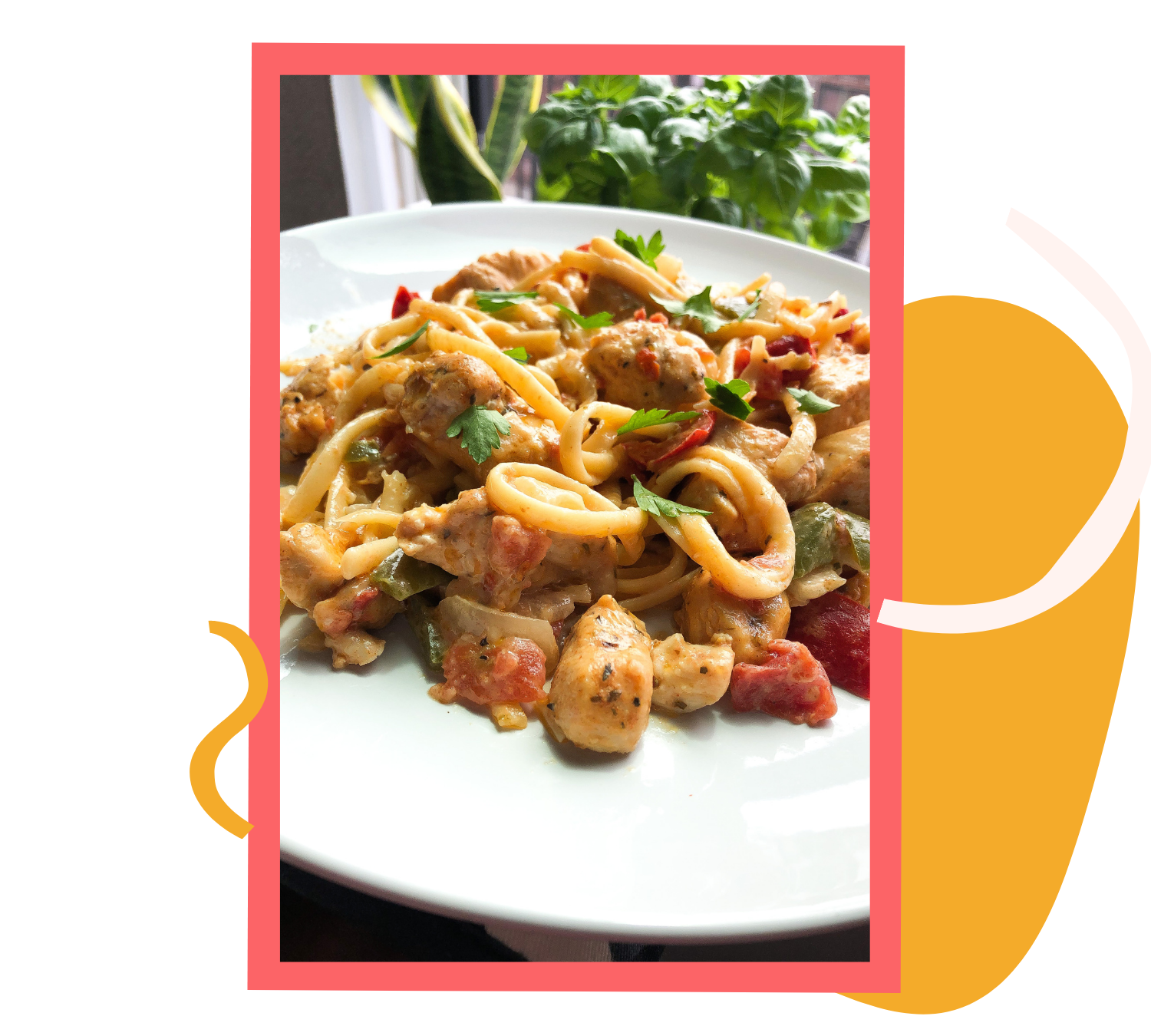 Fiesta Chicken Pasta — There's Food At Home