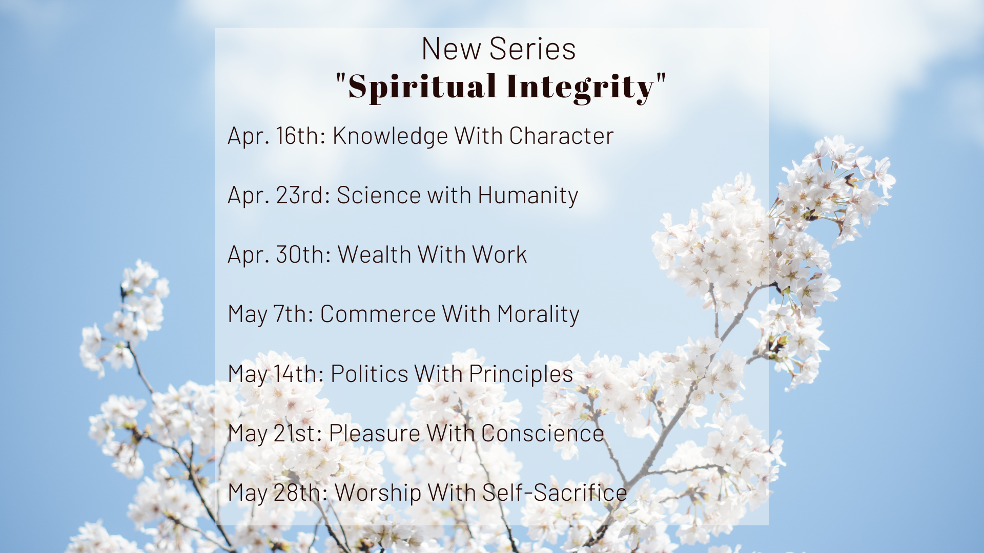 The Unity Center-Spiritual Not Religious