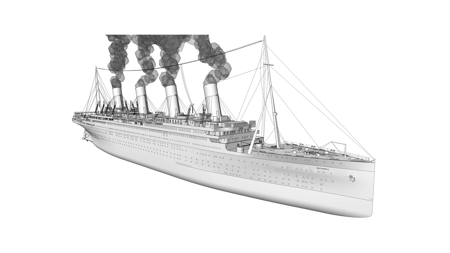 1914 HMHS Britannic — Ozan Berke Studios