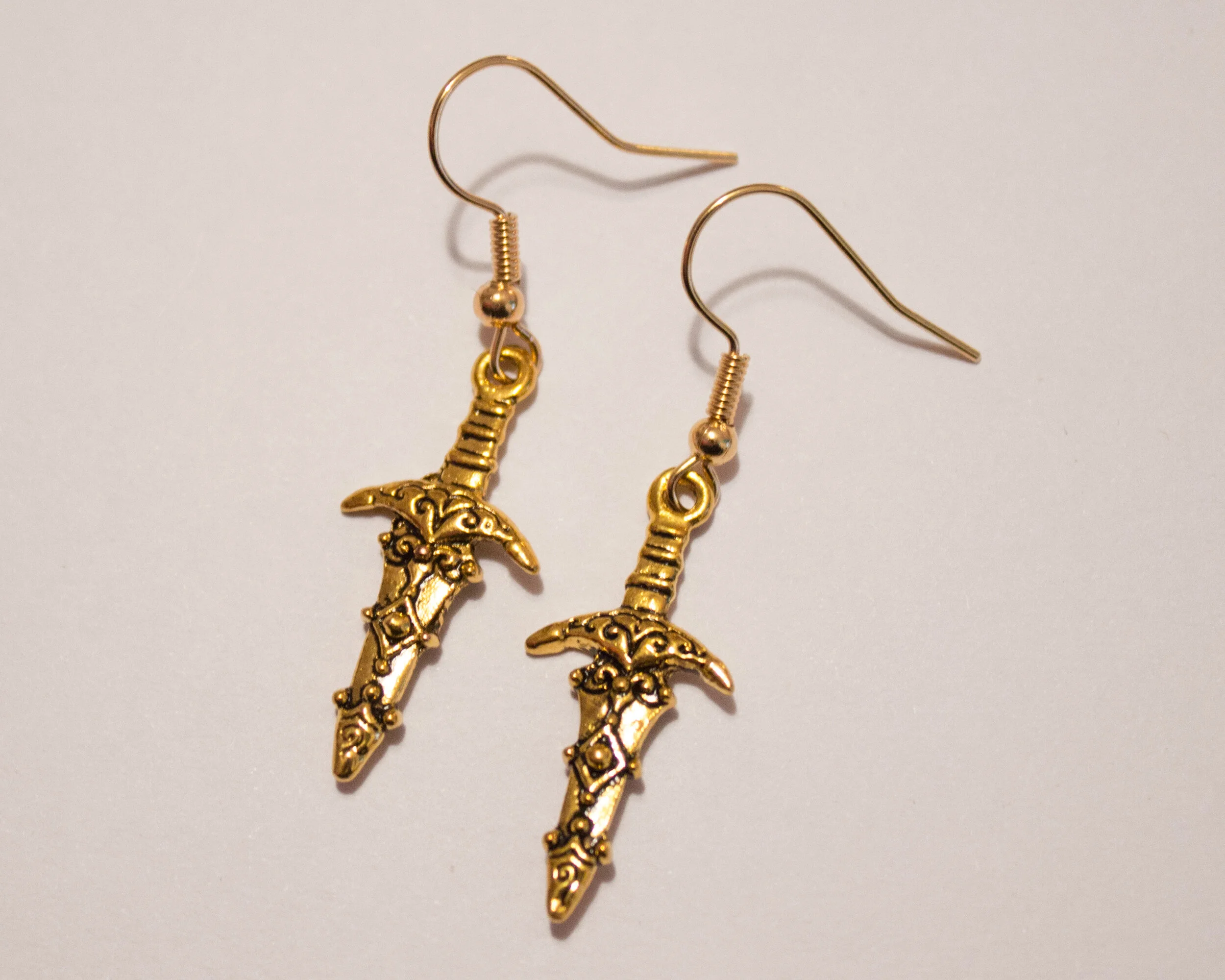 Sword Earrings — Life In Pink