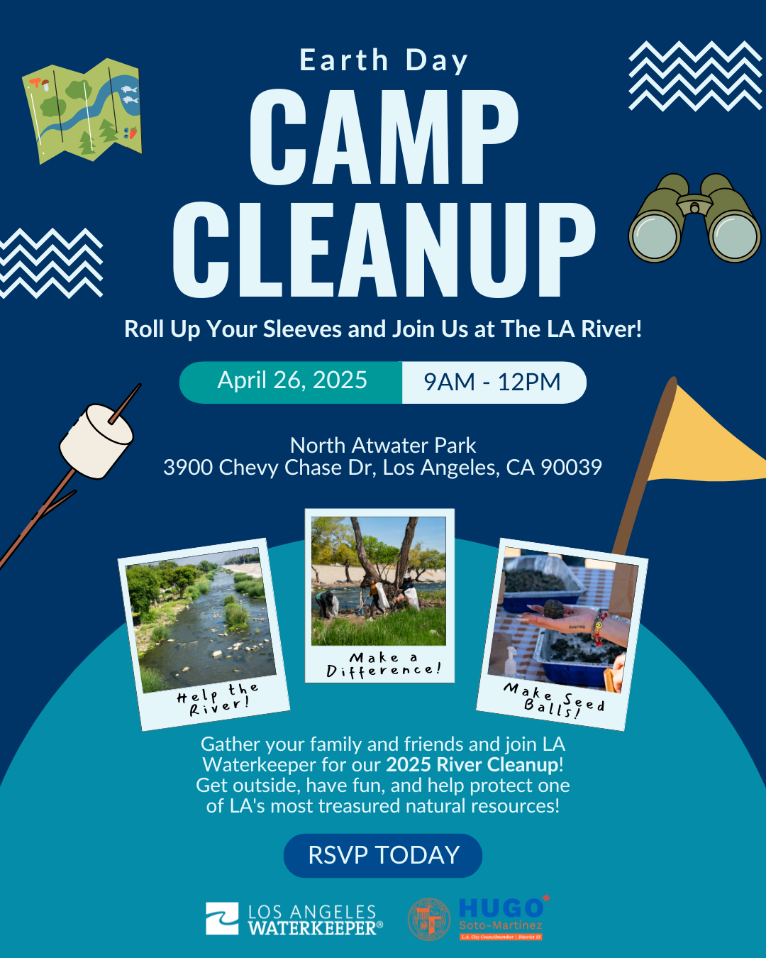 CAMP Cleanup: Earth Day 2025 — LAWaterkeeper | LA River Restoration ...