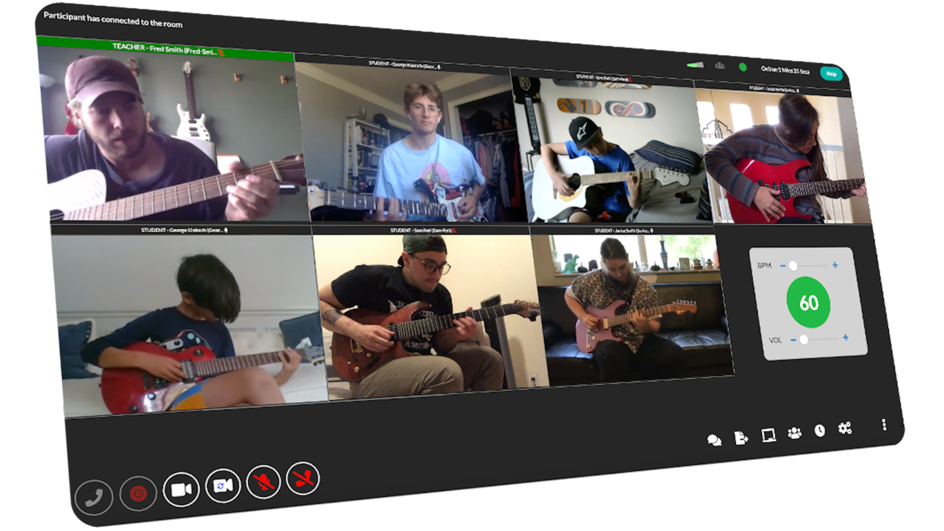 Muzie.Live - Virtual Music Lesson Studio