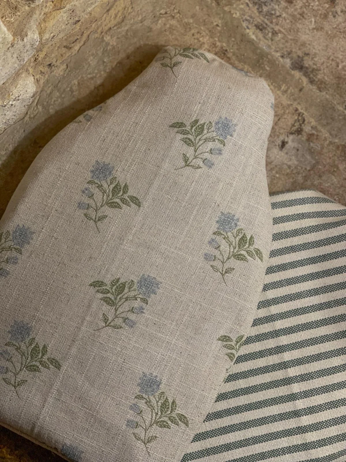 Blue Steel Vintage Floral Hot Water Bottle Cover — ALTERME HOME